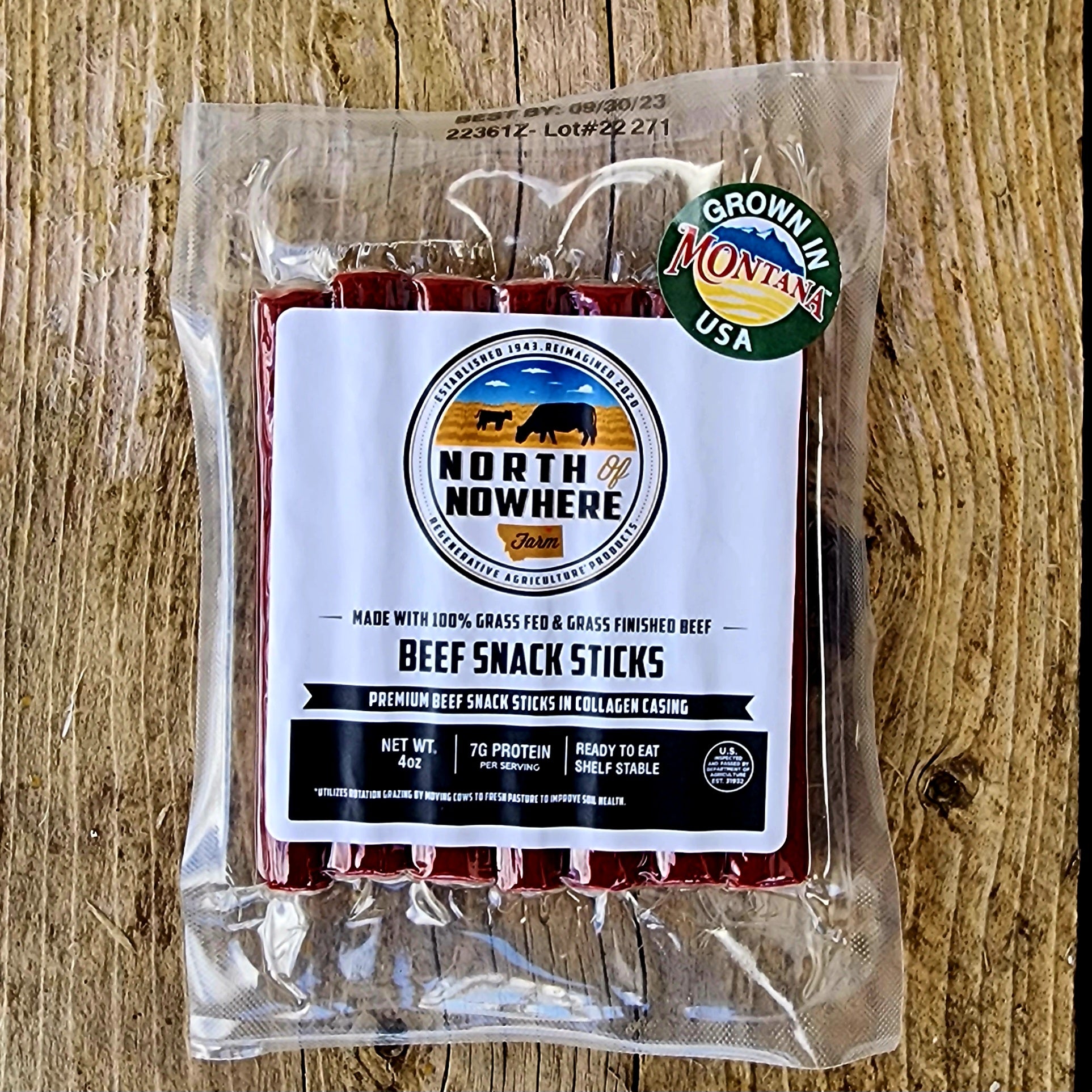 Grassfed Beef Snack Sticks Pack (gym only) – North of Nowhere Farm
